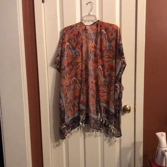 Jackets & Coats | One Size Fits All Colorful Cover Up Only Worn A Few ...
